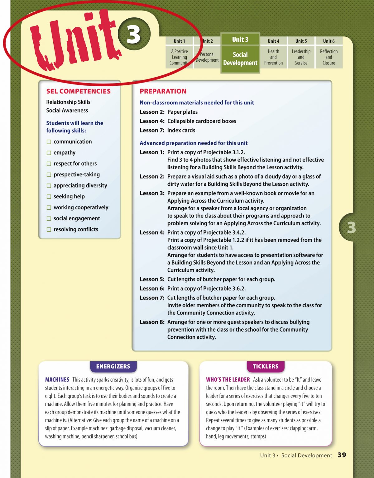 Easy to Implement Lessons - Lions Quest